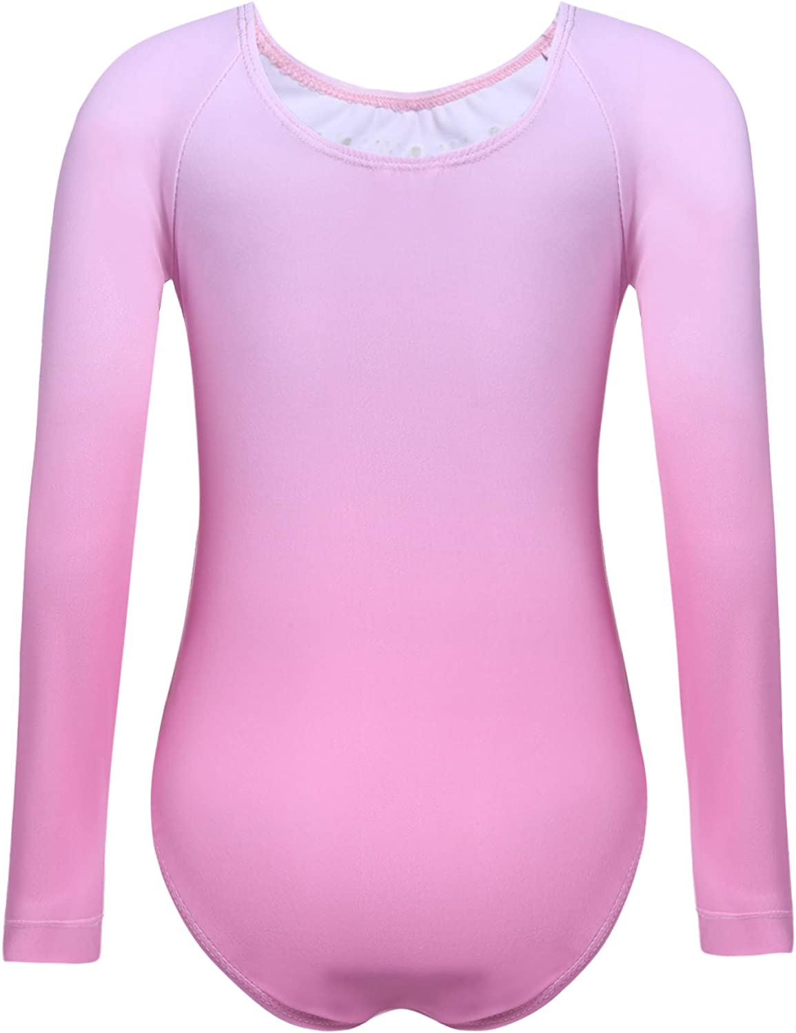 Arshiner Kid Girls Long Sleeve Color Gradient Gymnastics Leotard – ARSHINER