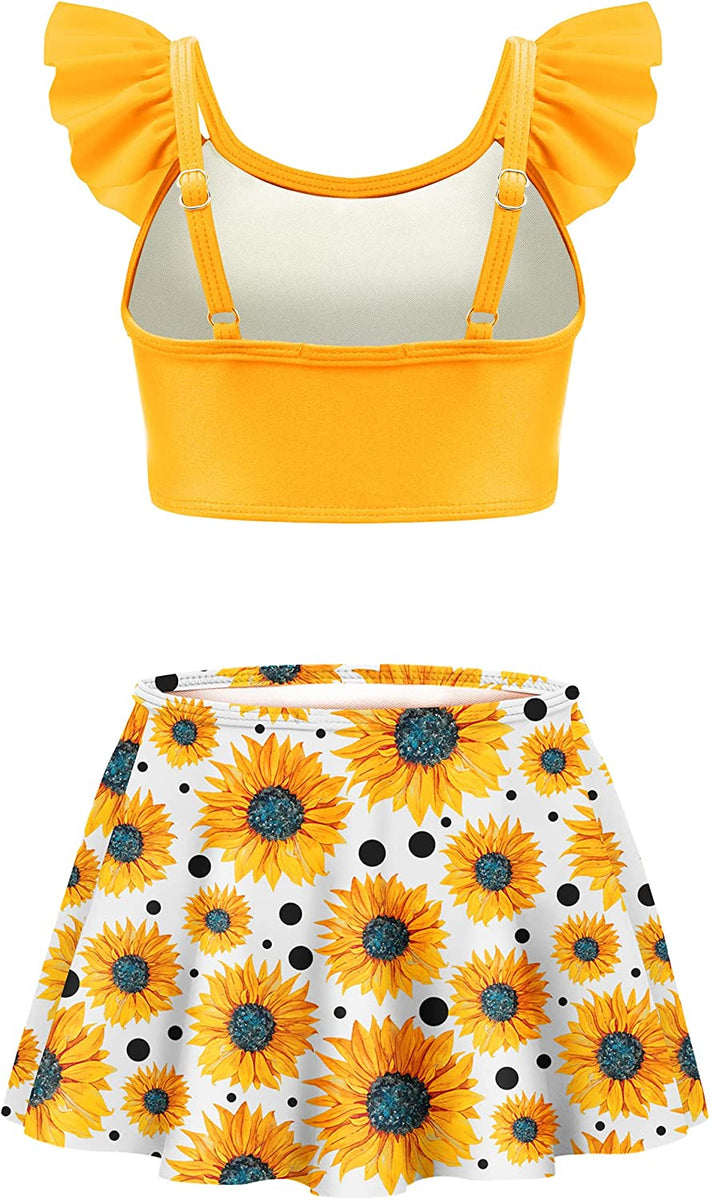 Arshiner Girls Swimsuits Two Piece Tankini Bathing Suits Summer Beach ...